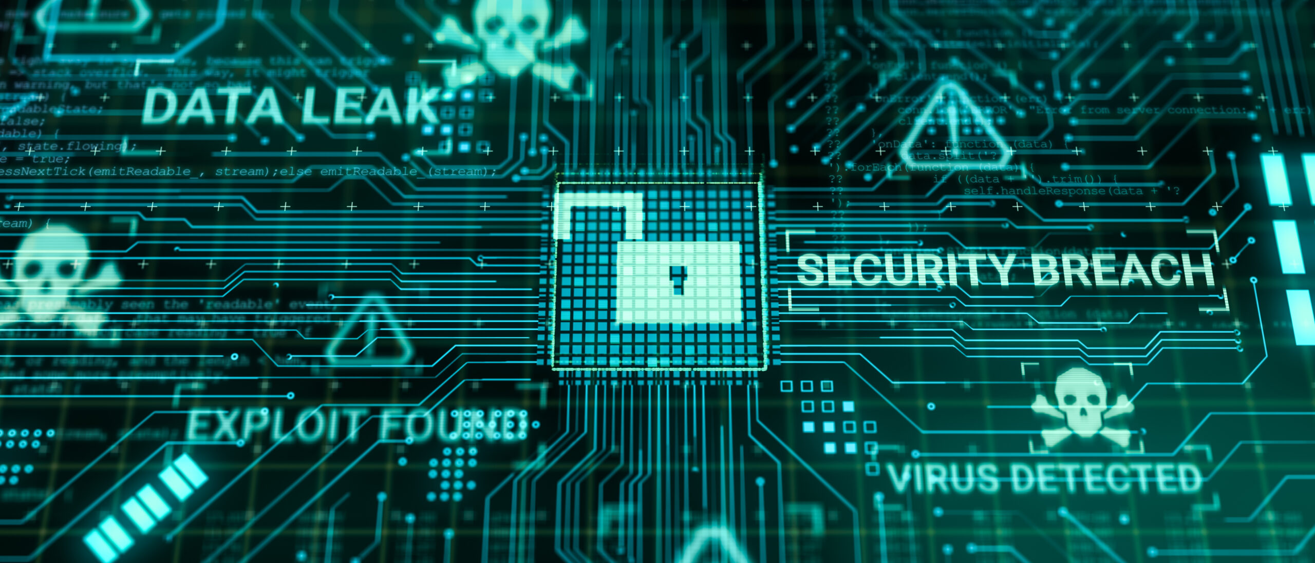 Hacker Attack Computer Hardware Microchip While Process Data Thr 0659
